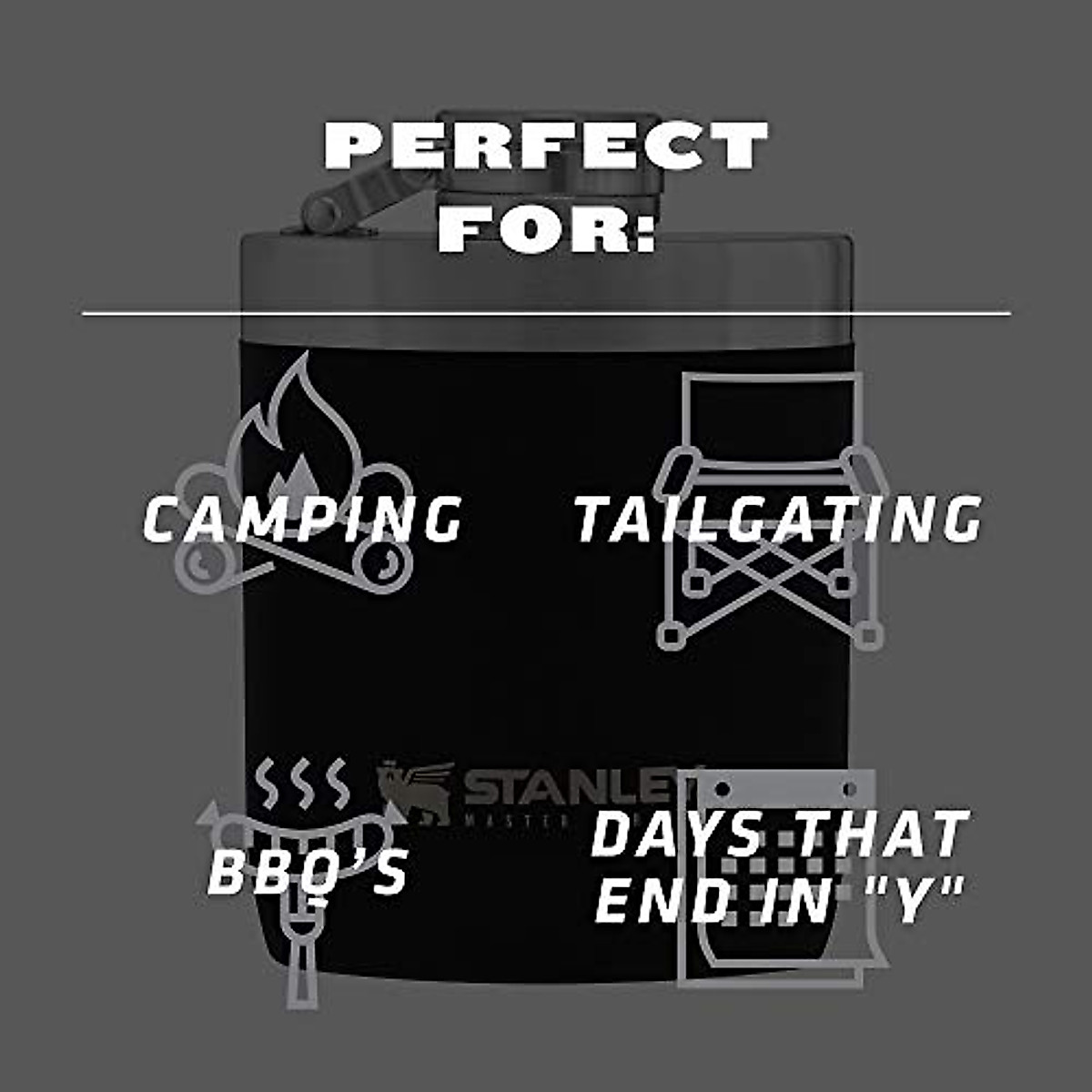 Stanley Master Flask 8oz with Never-Lose Cap, Wide Mouth Stainless Steel Hip Flask for Easy Filling & Pouring, Insulated BPA-Free Leak-Proof Flask