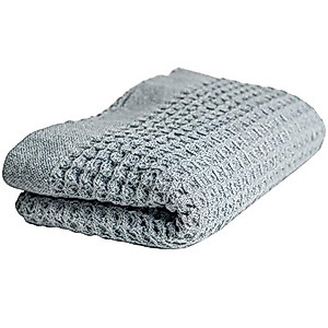 Nutrl Home by Ravel Waffle Weave Hand Towel - 100% Supima Cotton (Blue, 30 x 20 Inch) Premium Luxury Hand Finger Towels