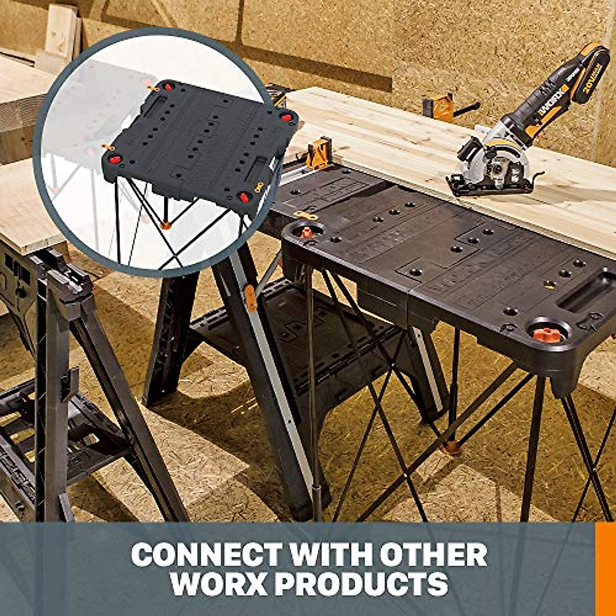 Worx WX066 Sidekick Portable Work Table