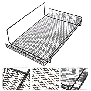 FOMIYES Projector Stand Wall Floating Shelves WiFi Router Storage Box TV Set Shelf Wall Hanging Plug Board Bracket Cable Storage Organizer for Bedroom Living Room Black Projector Mount