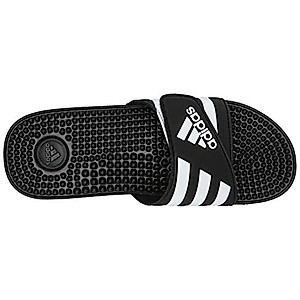 adidas Performance adissage Sandal, black/white/black, 11 M US