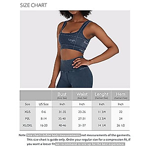 ODODOS Seamless Square Neck Sports Bra for Women Ribbed Crop Tank Casual Low Back Cropped Tops, Charcoal, Medium/Large