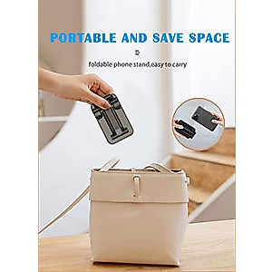 HINIDESPE Dual Wireless Charger Stand, 2 in 1 Charging Angle Height Adjustable Cell Phone Desk Holder Dock for iPhone 12/11/Xs/Max/X/8/8P AirPods, Samsung S10/S9/S8/Note10, black