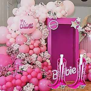6 pcs pink cowgirl boots Balloons,for Last Rodeo Bachelorette Party Decorations,Cowgirl Balloons for Western Themed Birthday Party Decorations Supplies.