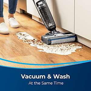 Bissell Crosswave HF3 Cordless Wet/Dry Vacuum Cleaner and Mop, Multi-Surface and Hardwood Floor Cleaner, 3649A