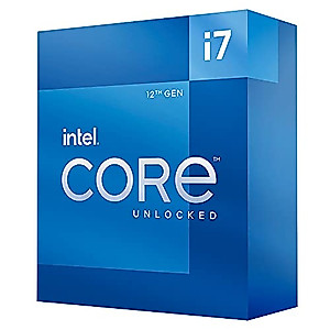 Intel Core i7-12700K Desktop Processor 12 (8P+4E) Cores up to 5.0 GHz Unlocked  LGA1700 600 Series Chipset 125W