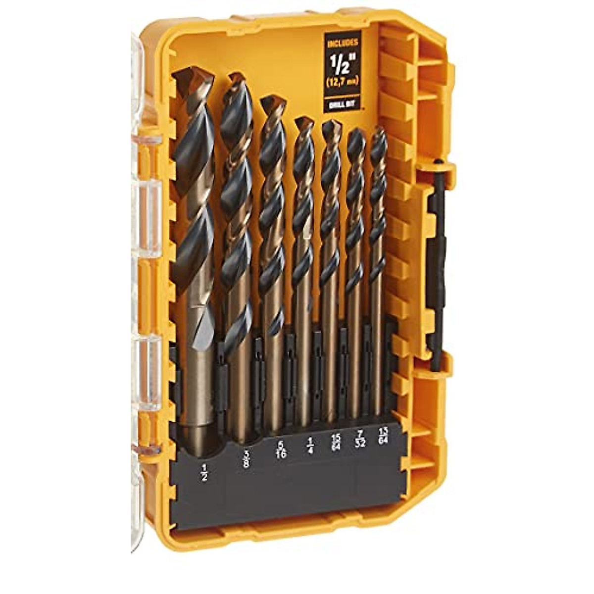 DEWALT Black Oxide Drill Bit Set, 20-Piece (DW1177) (Black & Gold)