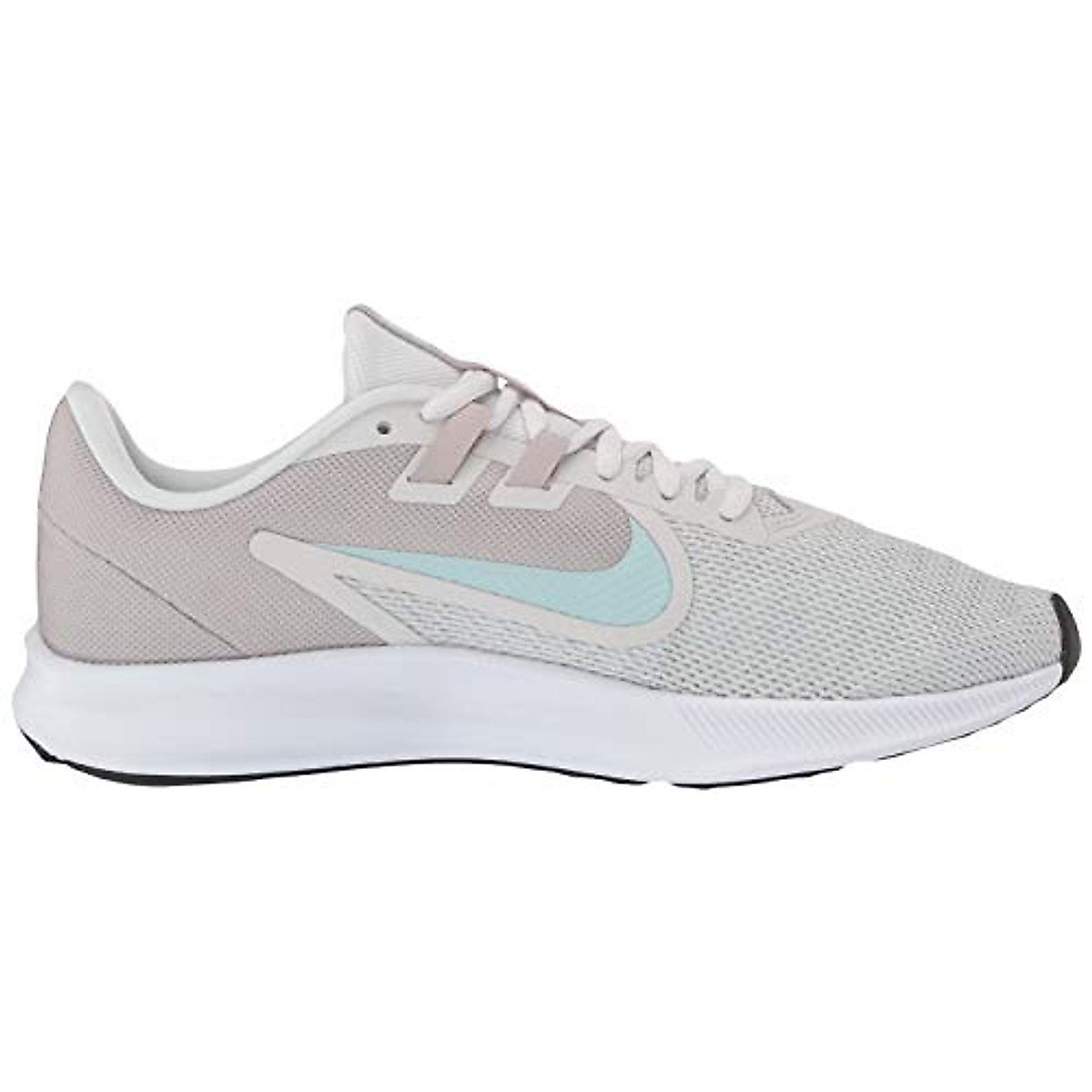 Nike Women's Downshifter 9 Sneaker, Platinum Tint/Teal Tint-Moon Particle, 6.5 Regular US