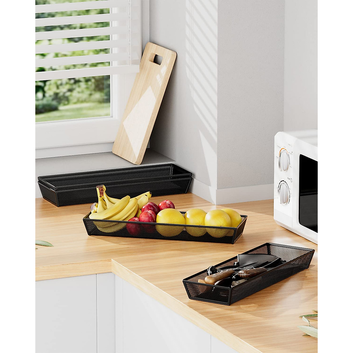 JANE EYRE kitchen drawer organizer - silverware utensil organizer for kitchen drawer,silverware tray in drawers