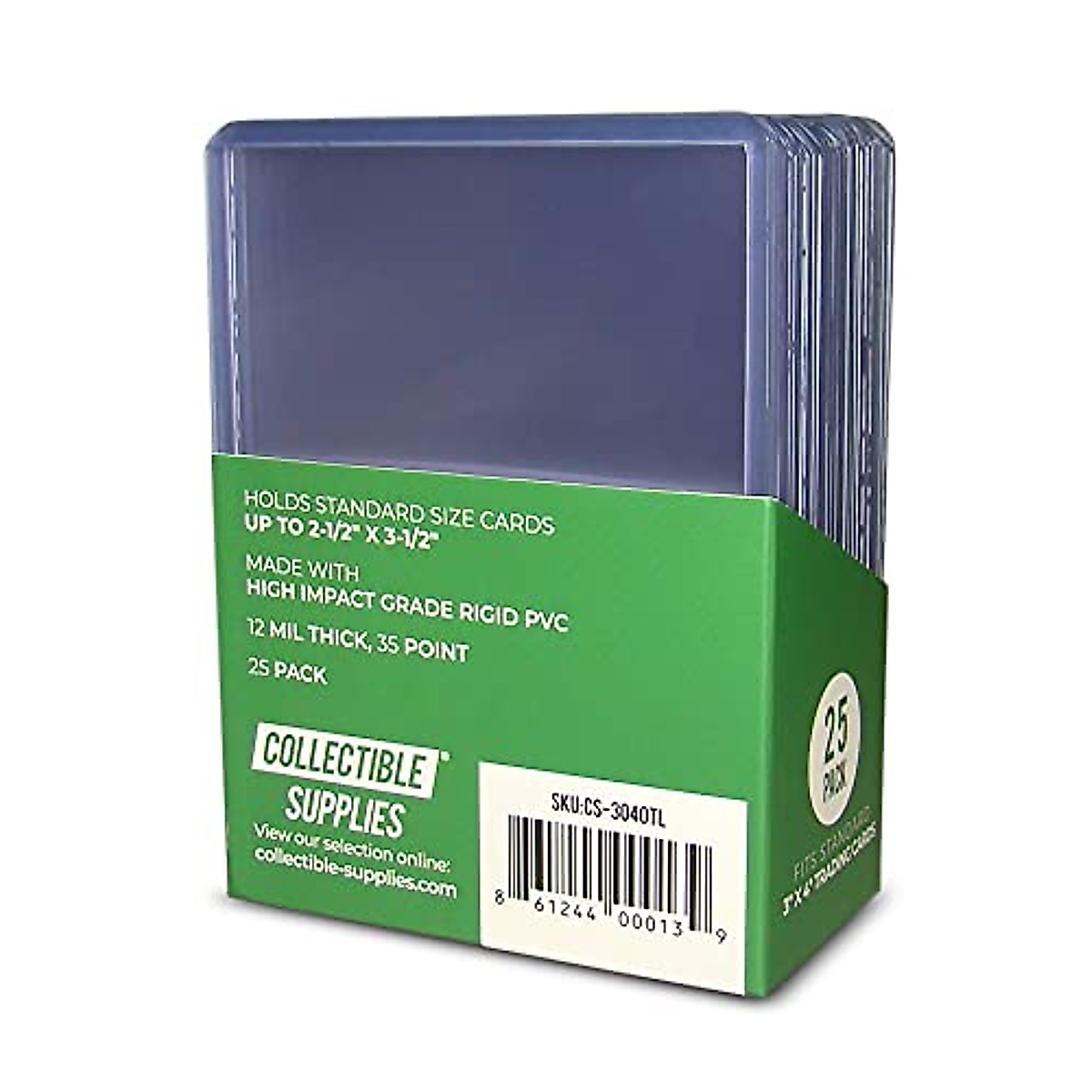 Collectible Supplies 1 full case of 1000 Standard 3" x 4" Toploaders 35pt.