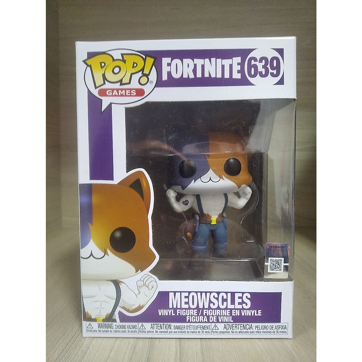 Funko Pop! Games: Fortnite - Meowscles, Multicolor