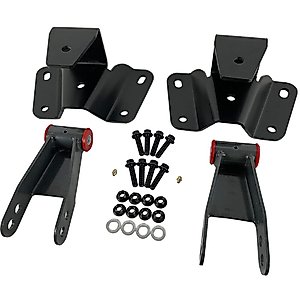 YANGCAN 4" Drop Kit Leveling Lowering Shackles Hangers Compatible with Ford F150 F100 1973-1996