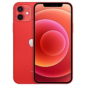 Apple iPhone 12, 64GB, (Product)Red - Fully Unlocked (Renewed)