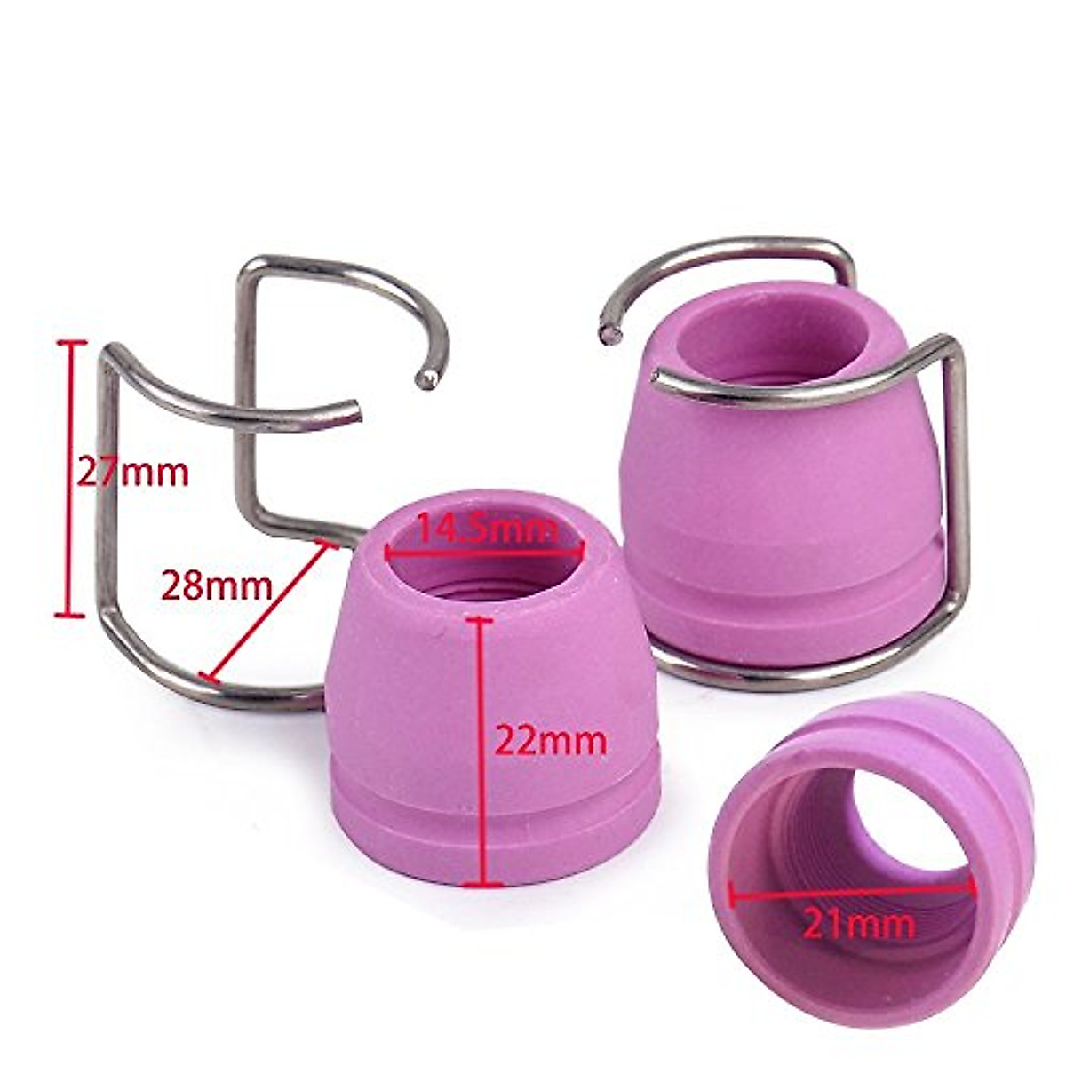 Marketty SG-55 AG-60 WSD-60 Plasma Cutter Torch Consumables Kit Nozzles Consumables Kit Tips 40/50 / 60 Amp,Electrode Nozzles for AG-60/SG55/WSD60,30 PCS