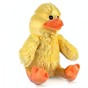 Stuffed Duck - Plush Stuffed Duck Toy - Duck Stuffed Animal - A Huggable, Soft, Adorable 7" Baby Duck - Great Gift for Duck Lovers of All Ages, Girls and Boys Yellow Orange