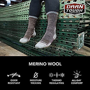 Darn Tough Women's RTR Boot Midweight Work Sock (Style 2014) - Shale, Medium