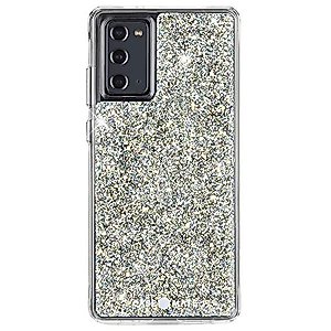 Case-Mate - Case for Samsung Galaxy Note 20 5G - Twinkle w/Micropel - 10 Ft Drop Protection - 6.7 inch - Stardust