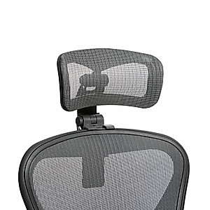 Engineered Now The Original Headrest for The Herman Miller Aeron Chair (Graphite, HW)