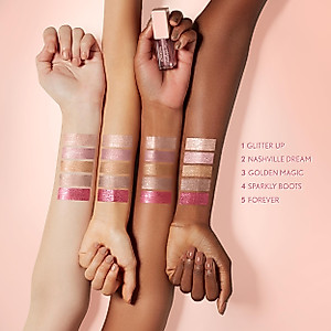 COVERGIRL Exhibitionist by Kelsea Ballerini Liquid Glitter Eyeshadow, Highly Pigmented, Glittery Finish, Long-Wearing, Sparkly Boots 4, 0.13oz