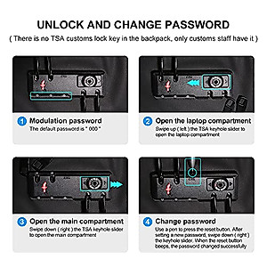 FENRUIEN 17.3 Inch Laptop Backpack, Hard Shell Sling Bag, Black