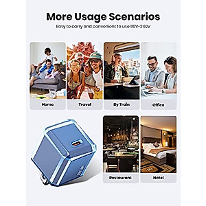 DYUF Ipad Pro Charger,20W USB C Fast Charger with 60W Ipad Charger Cord, Compatible with Samsung/iPad, Fast Charging and Data Transfer