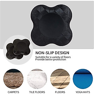 Zealtop Yoga Knee Pad Cushion Extra Thick for Knees Elbows Wrist Hands Head Foam Yoga Pilates Work Out Kneeling pad (Lake Blue 2packs)