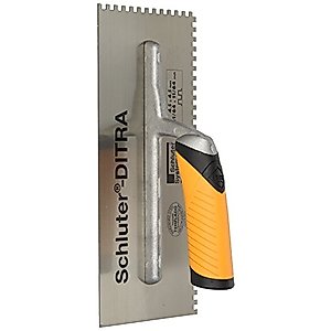 SCHLUTER DITRA TROWEL - 11/64 X 11/64 SQUARE NOTCH