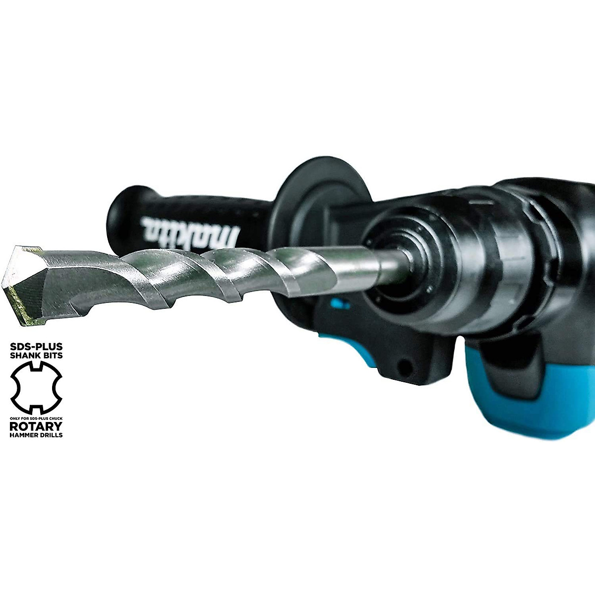 Makita 5 Piece - SDS-Plus Drill Bit Set For SDS+ Rotary Hammers - Aggressive Drilling For Concrete & Masonry - Carbide Tipped Bits