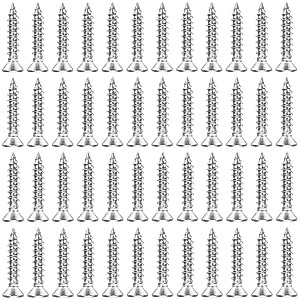 2.4 x 1.5 Inch Metal Flat Straight Mending Plates Fixing Corner Brace with Screws for Furniture, Wood, Shelves, Cabinet, 12 Pcs