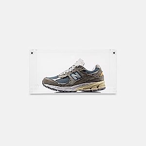 Looksee Designs | Acrylic Shoe Display Case | Magnetic Drop Side Door | Sneaker Storage for Sneaker Head | Clear Plastic Stackable Shoe Box