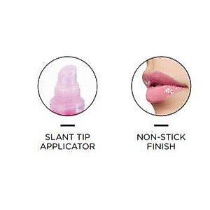 NICKA K NEW YORK VARIETY SET OF 5 NK Hydrating Lip Gel - Vitamin E (Clear, Rosehip Oil, Bubble Gum, Cherry, Strawberry)