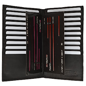 MARSHAL Credit Card Organizer Wallet for Women with 20+ card Slots