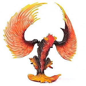 Schleich Eldrador , Lava Monster Mythical Creatures Toys for Kids, Fire Eagle Action Figure with Movable Wings, Ages 7+