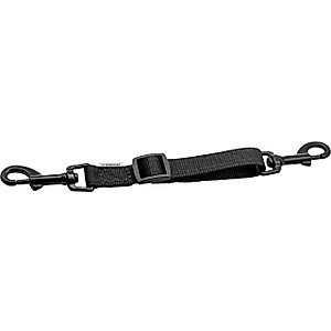 HS Herm. Sprenger Prong Collar Safety Clip (Black) 6"-8" - Pack of 1 Dog Leash Safety Strap - Enhanced Durability for Secure Leash Connection - Ideal for Safe Walk and Training