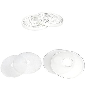 COSORI Food Dehydrator Machine Trays & Food Dehydrator Machine Mesh Screen CFD-MS051-WUS & Food Dehydrator Machine Fruit Roll Sheets CFD-FR051-WUS