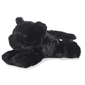 Aurora® Adorable Mini Flopsie™ Onyx™ Stuffed Animal - Playful Ease - Timeless Companions - Black 8 Inches