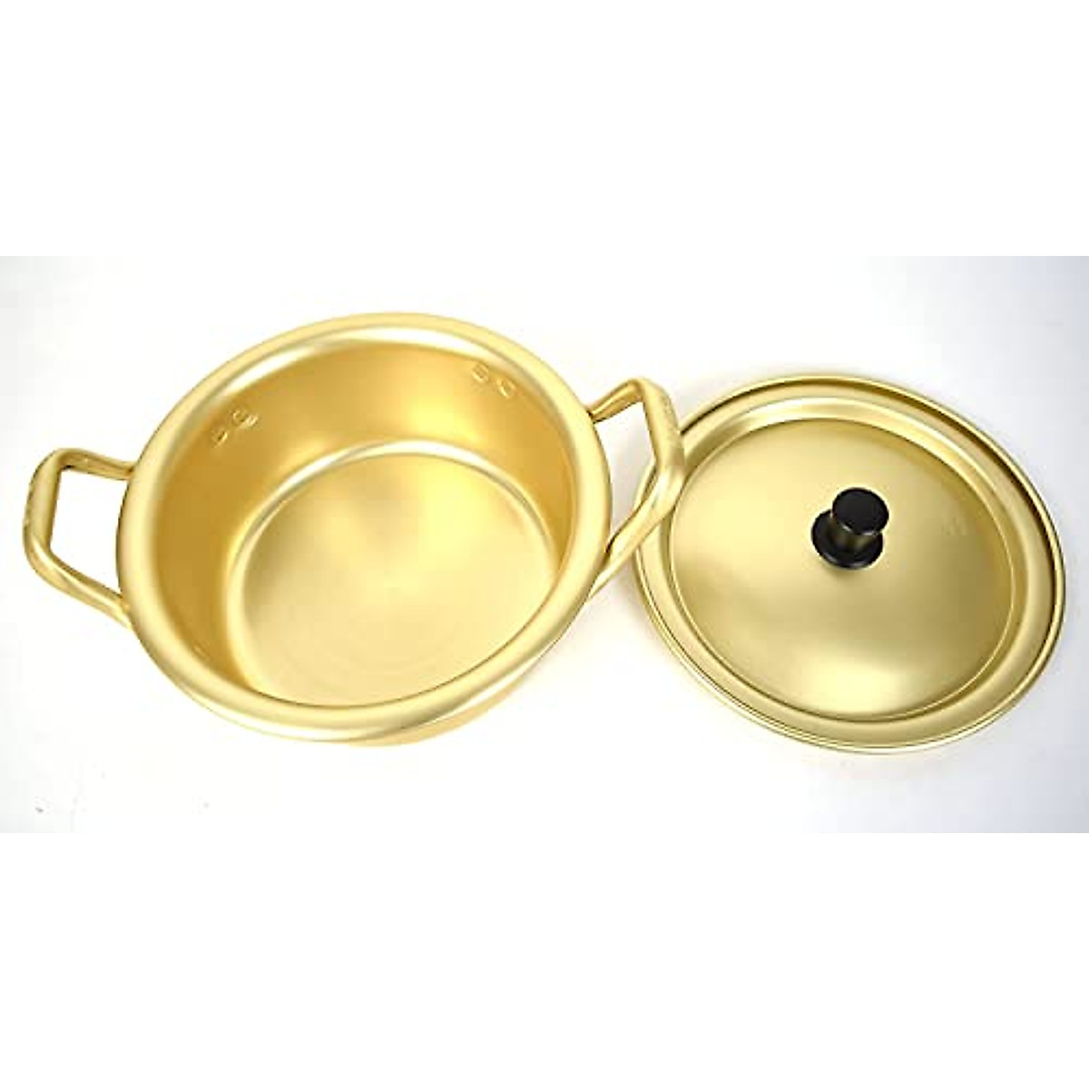 Korean Ramen Noodle Pot 6.3"(16cm) + Chopstick (1 Pair) + Dish scrubber, Made in Korea (Standard version)