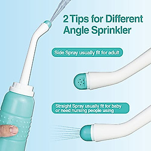 TopQuaFocus 12oz Perineal Bottle for Postpartum Care Portable Travel Peri Sprayer Bidet Postpartum Recovery Essentials After Birth Cleaning for Mom Baby Personal Hygiene Care Hemorrhoid Treatment