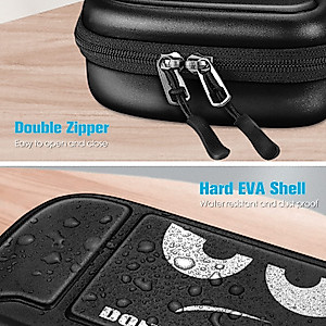 Fintie Carrying Case for Hori Nintendo Switch Split Pad Pro Controller - [Shockproof] Protective Cover Travel Bag w/30 Game Card Slots, Compatible with Nintendo Switch OLED Model, Dont Touch