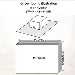 Bobobag 150 Sheets Colored Tissue Paper, 20X14 inch Christmas Tissue Paper for Gift Bags, Red Green Yellow White Black Gift Wrapping Paper(25 Colors)