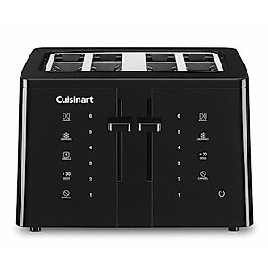 Cuisinart 4-Slice Touchscreen Toaster, Black, CPT-T40P1