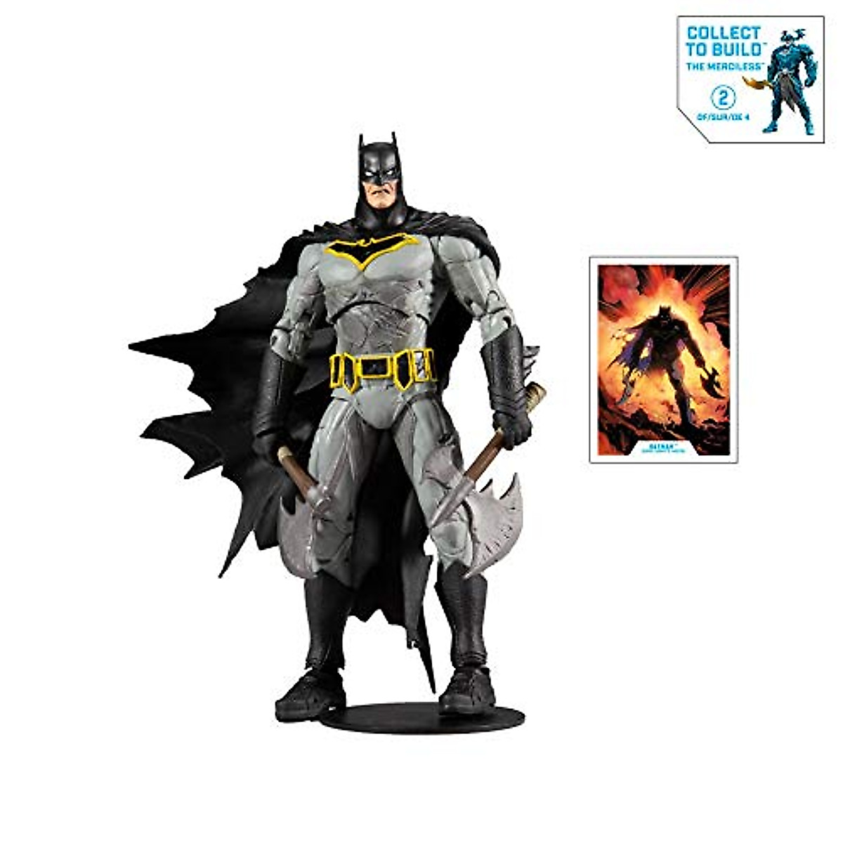 DC Multiverse Batman (Dark Nights: Metal) 7" Action Figure with Build-A Parts for 'The Merciless' Figure