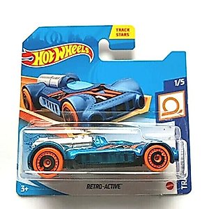 DieCast Hotwheels Retro Active, Track Stars 1/5 (Short Card)