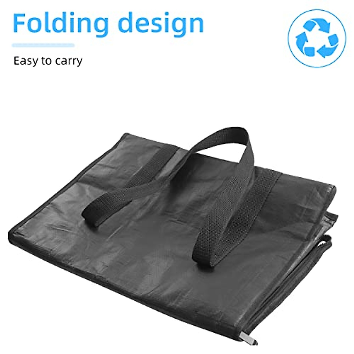 2 Pack XL-Large Insulated Grocery shopping bags, Food Delivery Bag, Durable, Heavy Duty Picnic Cooler Bag, Collapsible, Sturdy Zipper, food transport hot and cold, Reusable and Sustainable