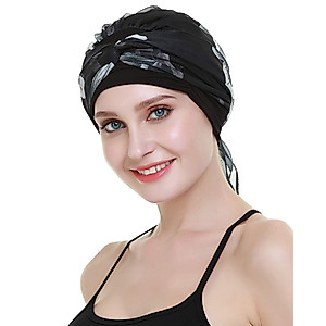Chemo Caps for Women Light Weight Cancer Scarf Feminine Head Cover for Long Hair Girls