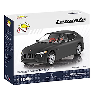 COBI Maserati Levante Trofeo Vehicle, Matte Black