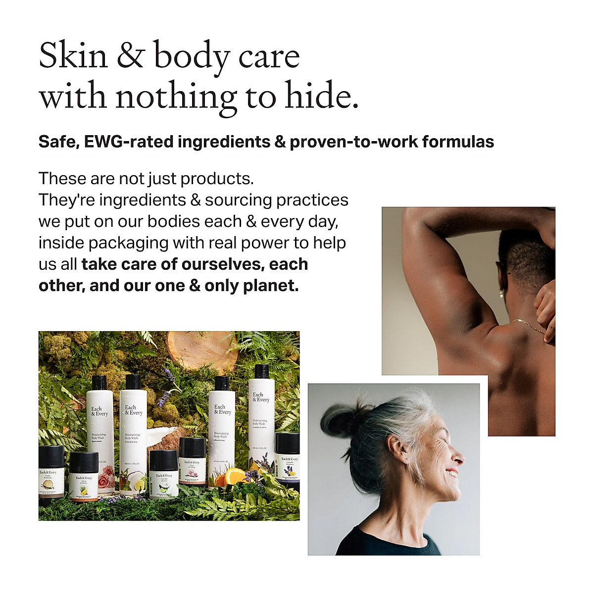 Each & Every All Natural Deodorant for Men & Women - Aluminum-Free, Sensitive Skin, Plant-Based, Baking Soda-Free, Long Lasting 24 Hr Odor Control - Lavender & Lemon Travel Size (2 Pack, 2.5oz)