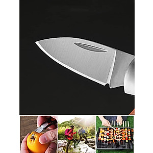 Luvbestaken 2PCS Small Pocket Knife, Mini Keychain Knife, EDC Stainless Steel Knife, Colorful Wood Handle Folding Knife, Blade length 1.5 inch, with Aluminum Gift Box 1