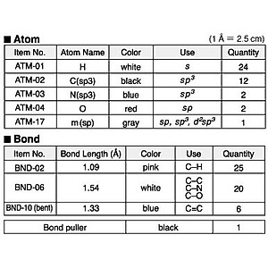 HGS 1002Alpha Polyhedron Molecular Model Organic Chemistry Introductory Set