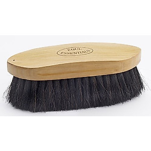 Equi-Essentials Wood Backed Horsehair Dandy Brush - Size:Large 8" Color:Natural